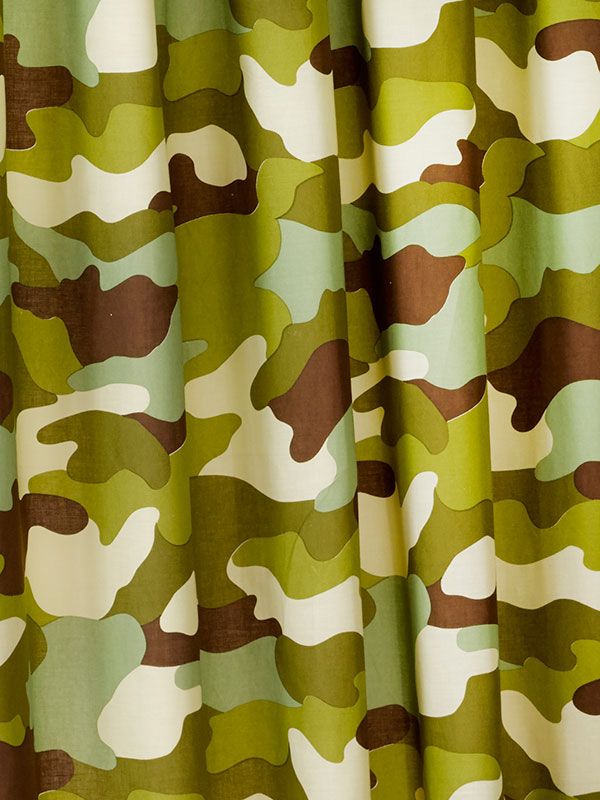 Army Camouflage Lined Curtains - Bedding & Beyond